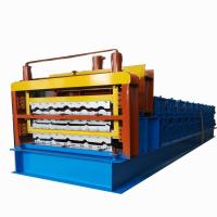 China Corrugated Aluminum Roof Panel Wall Cladding Roll Forming Machine for sale