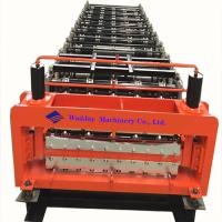 China Double Layer Roof Sheet Roll Forming Machine Price Shutter Rolling Forming Machine for sale