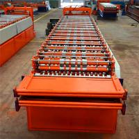 China High Quality Concrete Road Paving Terrazzo Roof Floor Double Layer Glazed Tile IBR Sheet Roof Press Making Machine for sale