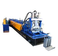 China Purlin Roll Forming Machine Galvanized C Frame Sheet Metal Light Keel Steel Profile Roll Forming Machine for sale
