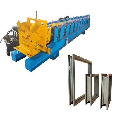 China Aluminum Metal Steel Door Frame Roll Forming making Machine Door Frame Making Machine for sale