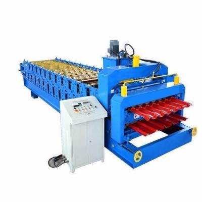 China roofing sheet machine Metal Roof Forming Machine, Production Capacity: 2 Ton for sale