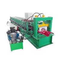 China Color Steel Roofing Sheet Ridge Capping Tile Roll Forming Machine for sale
