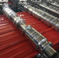 China Zinc Ridge Cap Roll Forming Machine Metal Roofing Ridge Tiles Making Machinery for sale