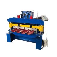 China 686 IBR Sheet Roll Forming Machine Step Tile Roll Forming Machine for roofing for sale