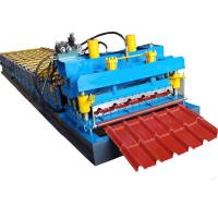 China customized 686/840 trapezoid steel galvanized aluminium ibr roof sheet roll forming making machine for sale