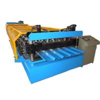 China customized 686/840 trapezoid steel galvanized aluminium ibr roof sheet roll forming making machine for sale