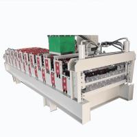 China Roof Use Corrugated Profile Steel Roofing Sheet Roll Forming Machine for sale