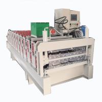 China Roof Use Corrugated Profile Steel Roofing Sheet Roll Forming Machine for sale