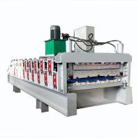 China Roof Use Corrugated Profile Steel Roofing Sheet Roll Forming Machine for sale