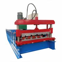 China Steel Roofing Sheet Interlocking Tile Making Roll Forming Machine for sale