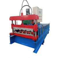 China Deck Corrugated Profile Roll Panel Forming Machine for sale