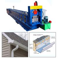 China Gutter Roll Forming Machine Rainwater Steel Gutter Downspout Cold Roll Forming Machine Clay Tile Making Machine for sale