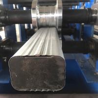 China Q235-A Wallboard 4KW PLC Cold Downspout Roll Forming Machine For Cr12MOV for sale