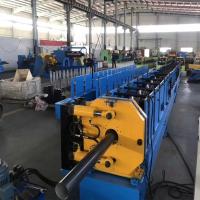 China Q235-A Wallboard 4KW PLC Cold Downspout Roll Forming Machine For Cr12MOV for sale