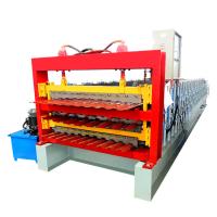 China Colored Steel Wall Roof Roll Forming Machine Galvanized Aluminum Corrugated Steel Sheet Making Machine for sale