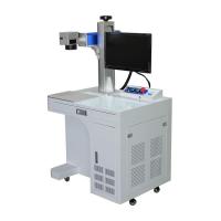 China Stainless Steel Metal Fiber Laser Marking Machine For Aluminum 7000mm/s for sale