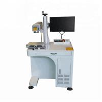 China Desktop Fiber Laser Engraving Cutting Machine For Deep Engraving for sale