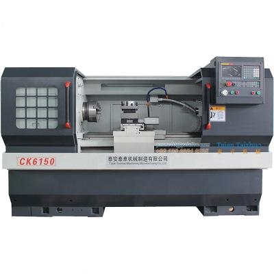 China CK6150 Metal Lathe Machine High Accuracy Toolroom Metal Cutting  Guideway for sale