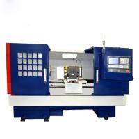 China Flat Bed Siemens CNC Lathe Machine Lathe Machine High Precision 3200kg Weight for sale