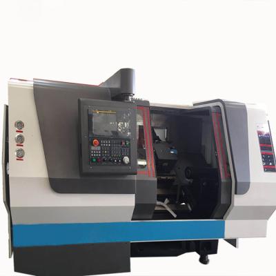 China Slant Bed CNC Lathe Machine TCK550 CNC Turning Metal Lathe Turret Type for sale