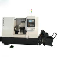 China Automatic Lathe Machine Turkey TCK6350 Cnc Lathe y Axis MT6 Spindle Taper for sale