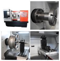 China High Precision Diamond cut Alloy Wheel CNC Lathe Machine Cutting Machine for sale