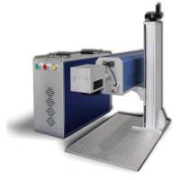 China CO2/fiber laser marking machine for metal jewerly steel aluminum copper plastic wood acrylic leather laser marker 20w 30 for sale