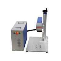 China CO2/fiber laser marking machine for metal jewerly steel aluminum copper plastic wood acrylic leather laser marker 20w 30 for sale
