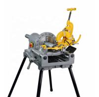China Compact Portable Electric Pipe Threading & Cutting Machine Deburrer Threader 1/2