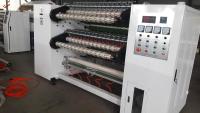 China Super Clear Adhesive BOPP Gum Tape Slitting Rewinding Machine for sale