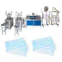China Fully Automatic Disposable Medical Surgical Face Mask Machine Face Mask Making Machine for sale