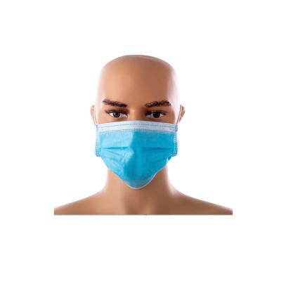 China Personal Disposable Non Woven Face Maskdisposable Three Layer Filter Mask For All People for sale