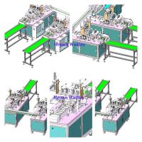 China 3 Ply Non Woven Folded Automatic Disposable Surgical Medical Face Mask Making Machine for sale