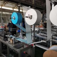 China Face Mask Machine Semi Automatic Plane Production Line Ear Band Non Woven Disposable Face Making Machine for sale