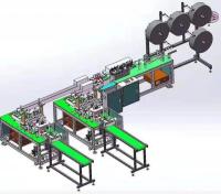 China High Efficiency Medical Nonwoven Disponsible Face Mask Making Machine For Surgical Use Mask Making Machine for sale