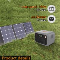 China 300W 500W AC DC Output Solar Energy Generator Portable Camping Power Station For Laptop for sale