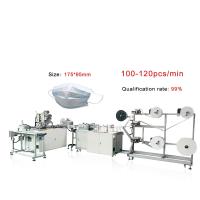 China Vitesse Maximum 120 PCs / Masque Automatique Minimum Faisant La Machine Chirurgicale De Masque Facial De Machine for sale