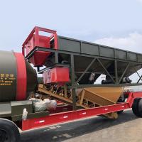 China 750L Concrete Batching Plant concrete mixing plant mobile precast concrete drum mixing station for sale
