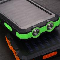 China IP67 IPX6 Waterproof Solar Power Bank 20000mah Solar charger waterproof 10000mah 8000mah power bank portable for cell for sale