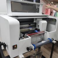 China UV Roll to Roll DTF Printer 3d Crystal Cold Transfer Label Sticker Bottle Acrylic Mug Printing Machine for sale