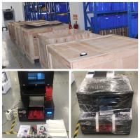 China UV DTF crystal transfer film printer for 3D logo printing on glass/metal/ceramic/ bottle helmet curving materials for sale