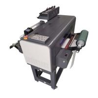 China Large roll to roll A3 UV Printer FILM Printing UV DTF LOGO Printing Machine CMYK W Varnish UV dtf sticker printer for sale