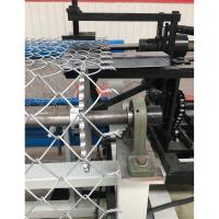 China Fully Automatic Diamond Wire Mesh Chain Link Fence Net Making Machine Equipment Manufacture Price for sale