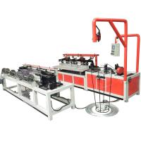 China Barbed Wire Making Machine Fully Automatic Weaving Wire Mesh Chain Link Fence Making Machine On Sale for sale