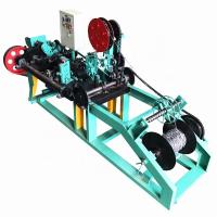 China Barbed wire making machines, making traditional twisted barbs/double twisted barbs for sale