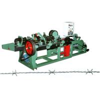 China Electric cnc control normal and reverse twist barbed wire chain link making machine 4 thorns barbed wire making machine for sale