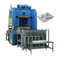 China Aluminium Foil take away box Disposable baking tray pie pan aluminium foil container Making Machine for sale