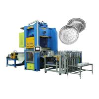 China Aluminium Foil take away box Disposable baking tray pie pan aluminium foil container Making Machine for sale