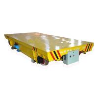 China Accurate stopping electric rail transfer cart for sale
